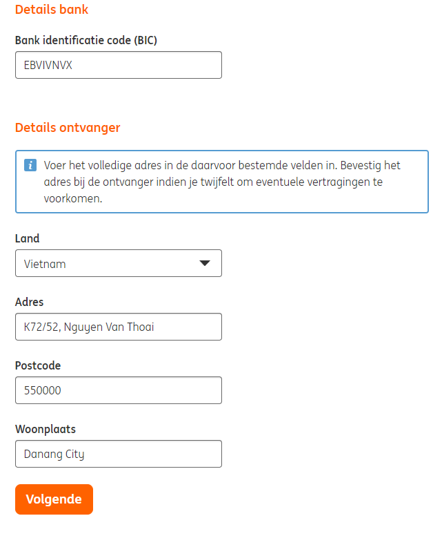 Betalingen aan Local Vietnam | LocalVietnam
